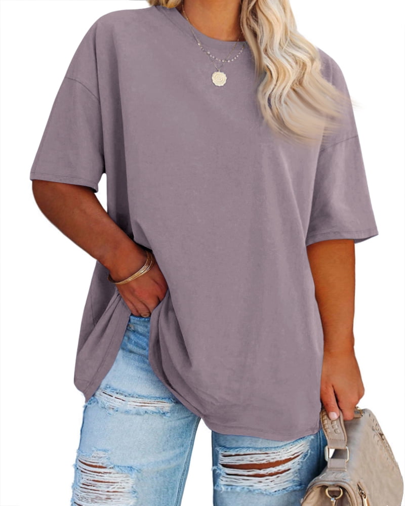 Sherrylily Women Plus Size T Shirts Oversized Half Sleeve Tunic Top ...