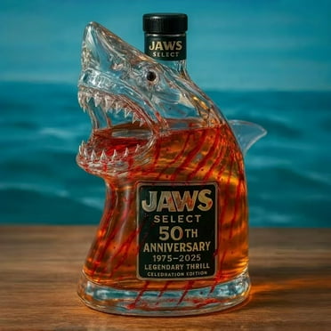 Jaws 50th Anniversary Limited Edition Whiskey Bottle, Unique ...