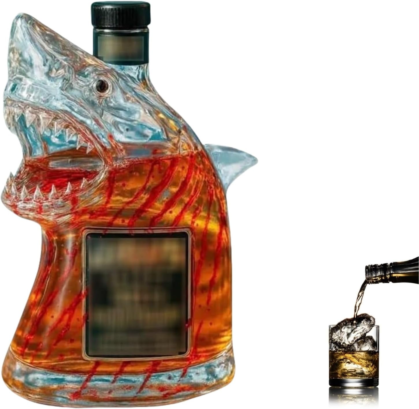 Sherum Bruce The Shark， Jaws 50th Anniversary Whiskey Bottle,Unique ...