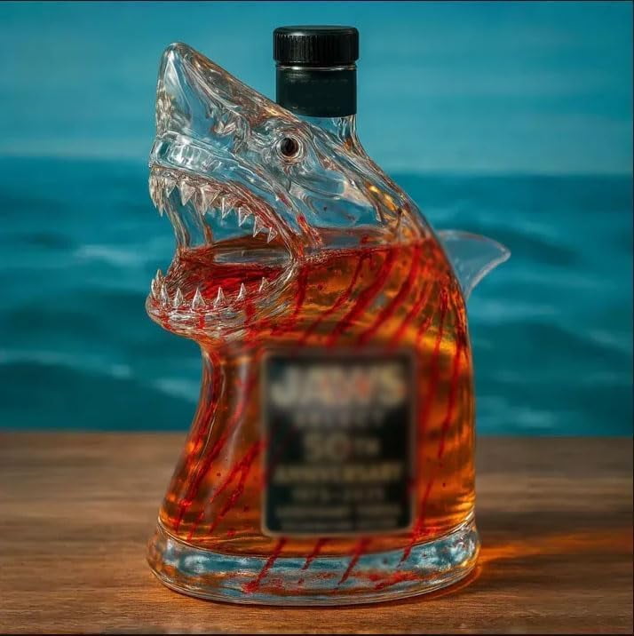 Sherum Bruce The Shark, Jaws 50th Anniversary Limited Edition Whiskey ...