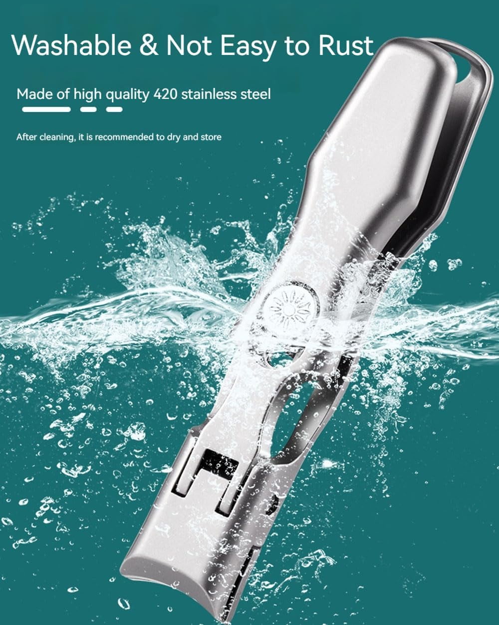 Sherum Nail Clipper, Cumuul Toenail Clippers For Seniors Thick Toenails ...