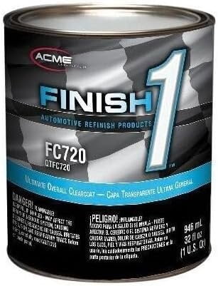 Sherwin Williams Finish 1 Ultimate Overall Clearcoat FC720-1 Quart ...