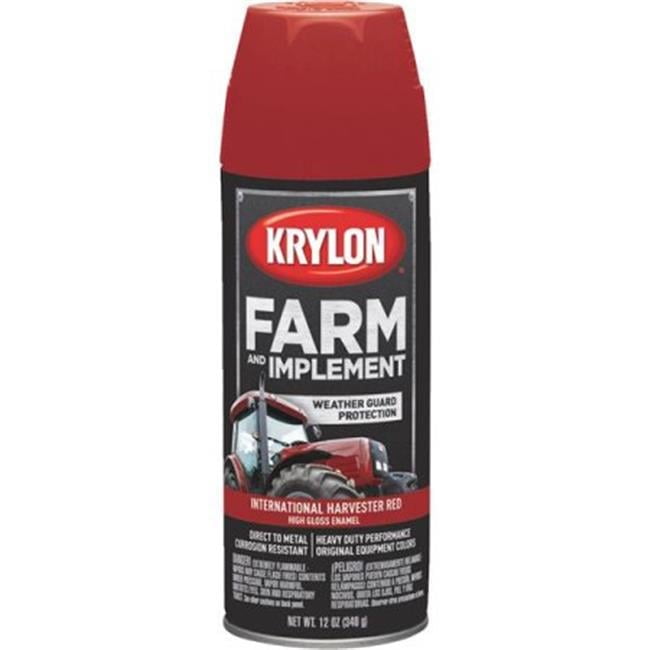 Sherwin Williams-Krylon 12 oz Farm Implement Spary Paint, Harvester Red ...