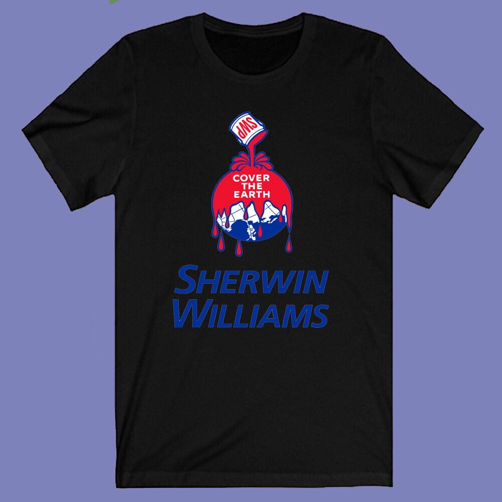 Sherwin Williams Men's Black T-shirt Size S-5XL - Walmart.com