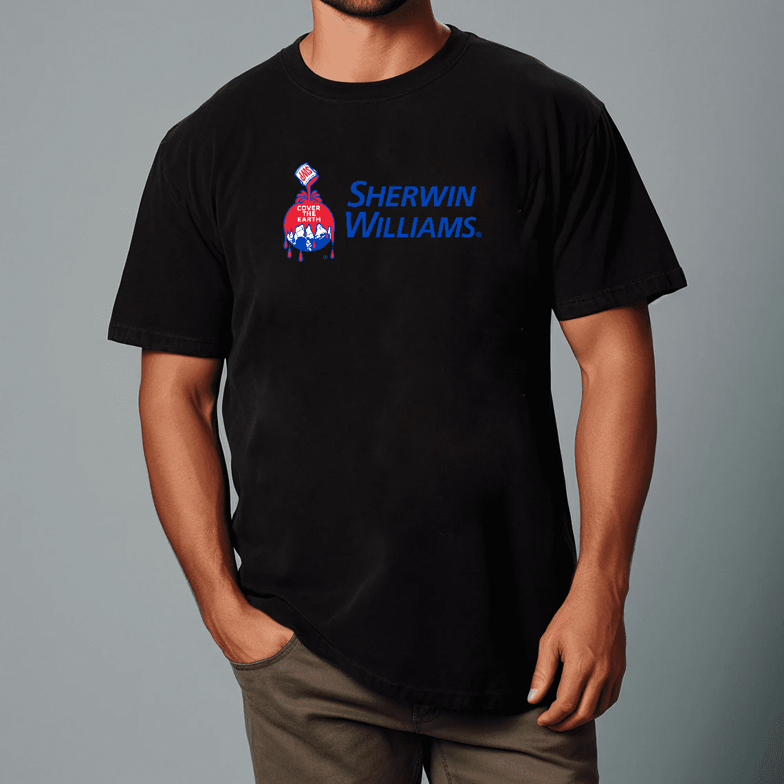 Sherwin Williams Paint Company Cover The Earth Logo Graphic Design ...