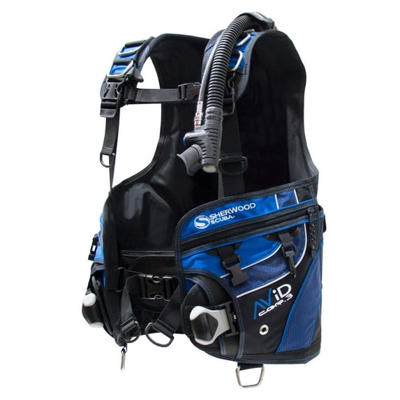 Sherwood Avid 700 CQR-3 Scuba Diving BC/BCD Weight Integrated Buoyancy ...