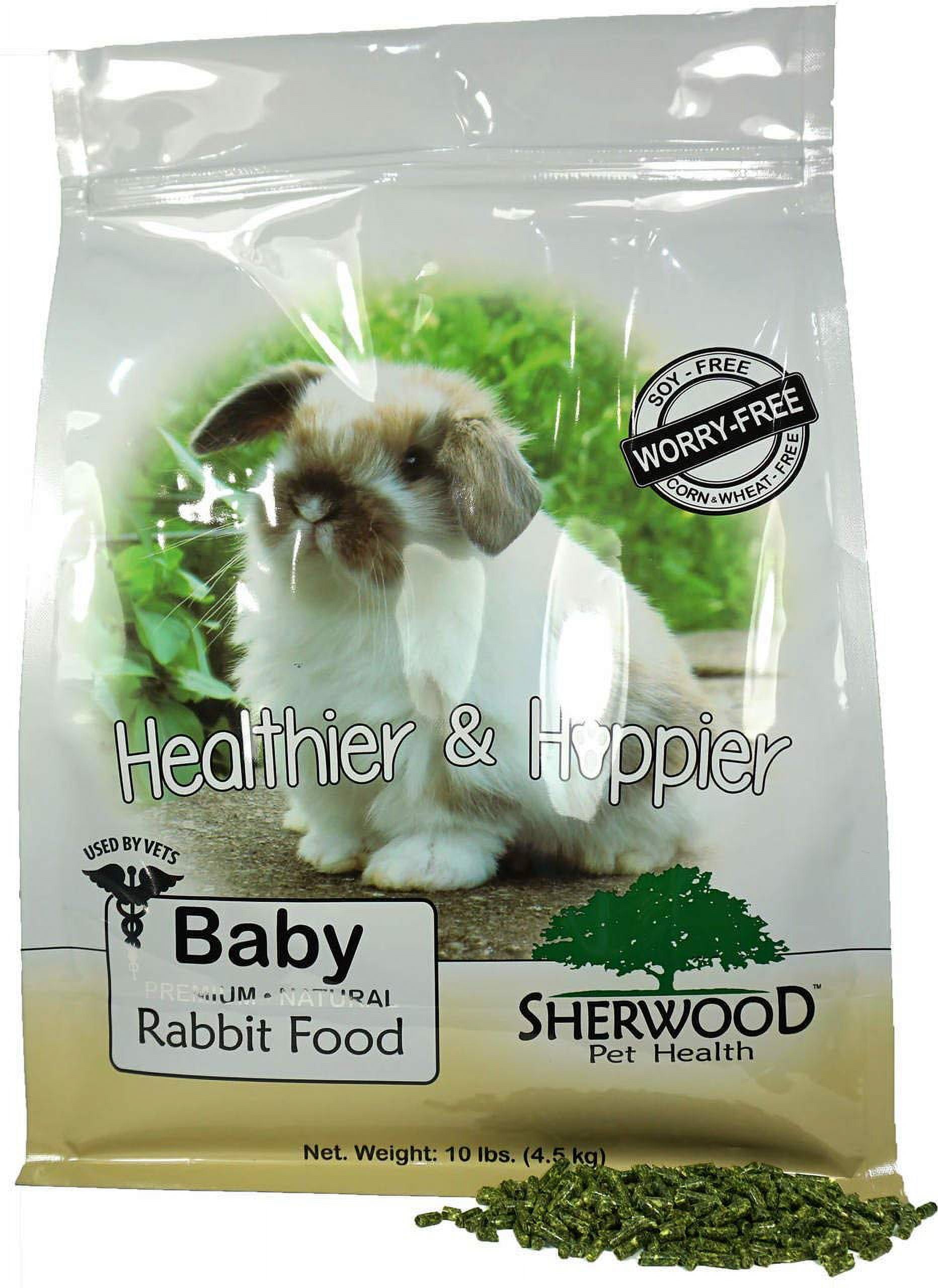 Sherwood Baby Rabbit Food. TMA2 Hay-Based Pellet. No Wheat, Corn, or ...