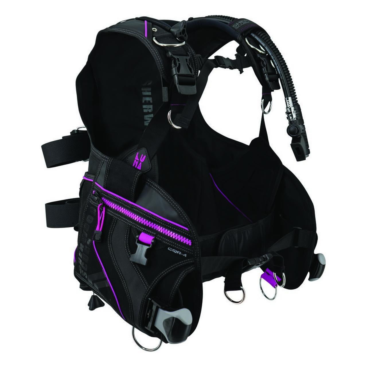 Sherwood Luna CQR4 BCD Scuba Diving Buoyancy Compensator Women's (24 ...