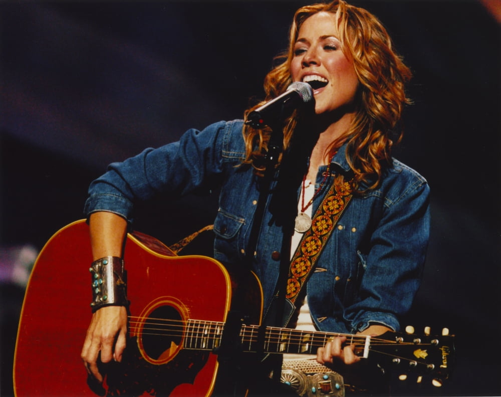 Sheryl Crow singing in Blue Denim Jacket Photo Print (24 x 30 ...