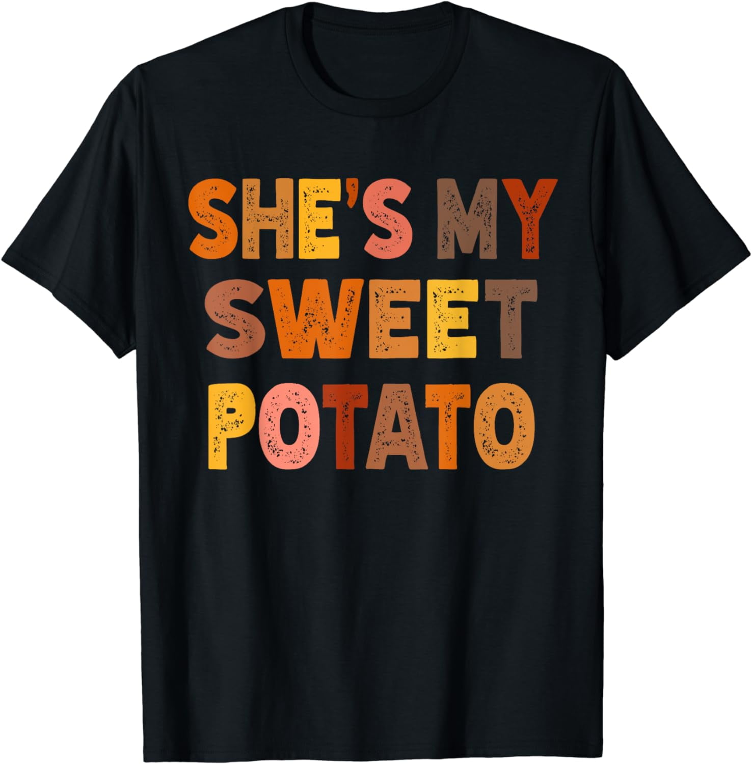 Shes My Sweet Potatoes I Yam Too Thanksgiving Couples T Shirt