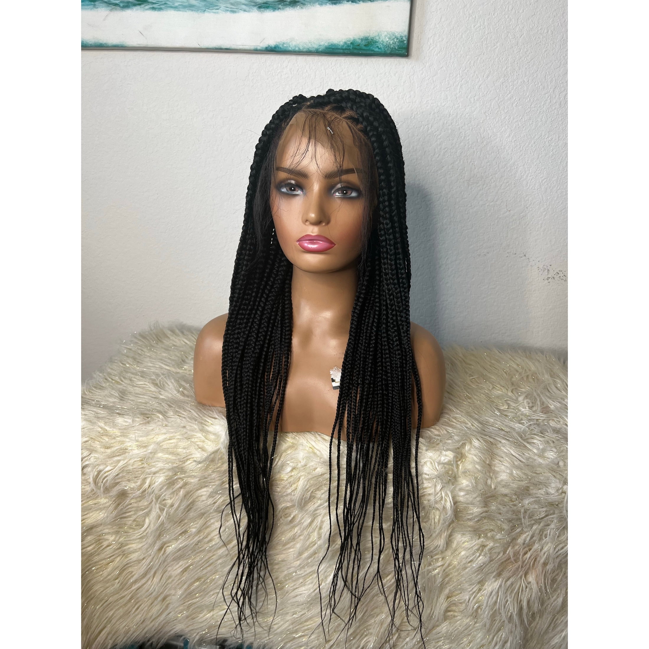 Sheshopperhairplace Full Lace Box Braids - Blonde with Dark Roots ...