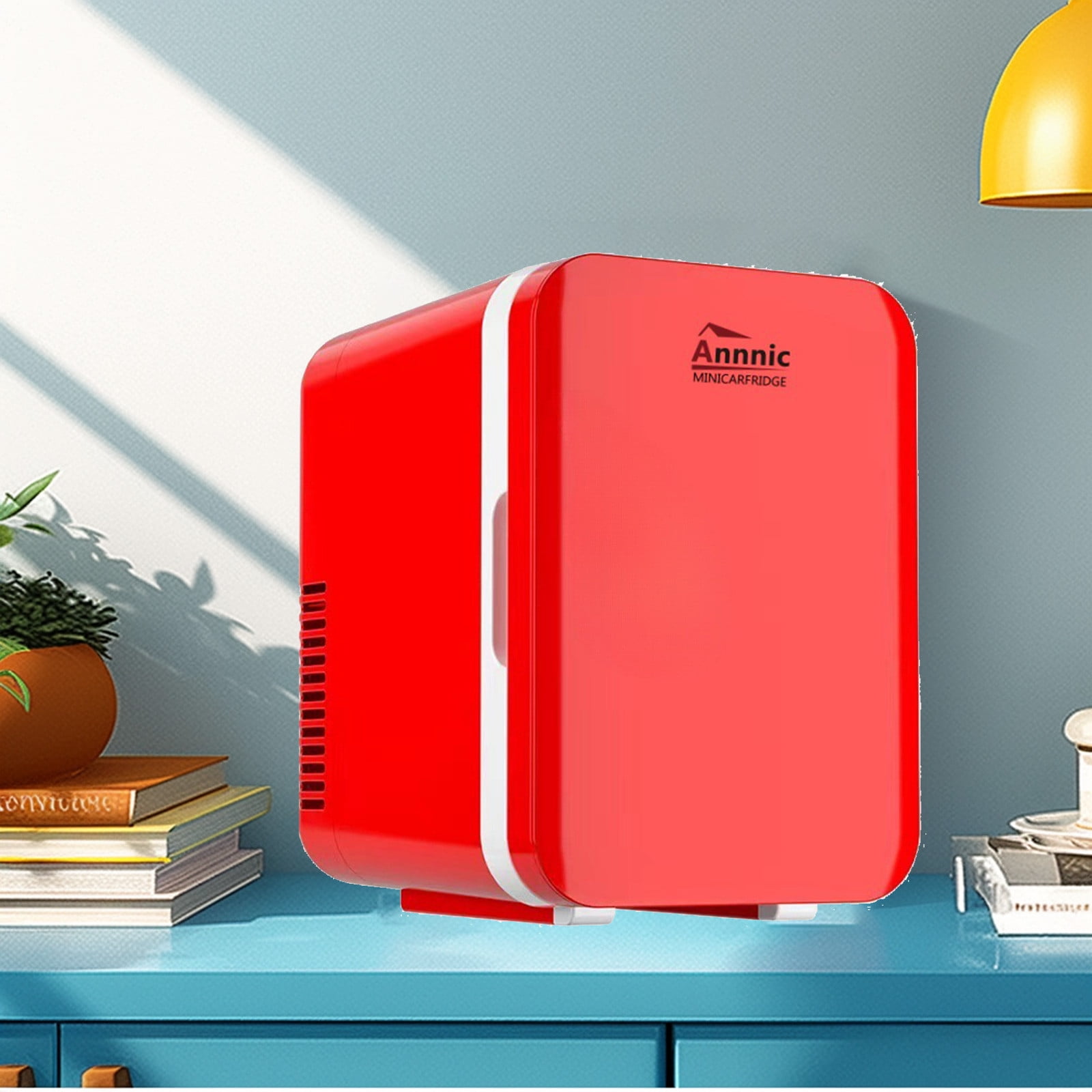 Shetay Portable Mini Fridge– 6L Cans, Cooler and Heater Mini Fridge for ...