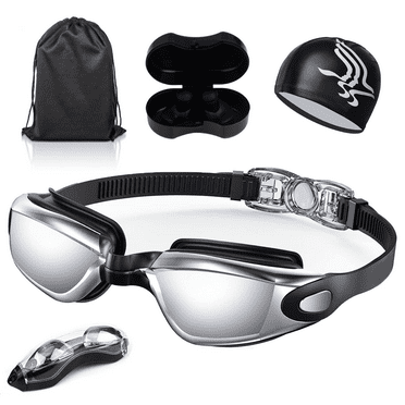 IST RX Prescription Swim Goggles with Customizable Lenses, UV ...