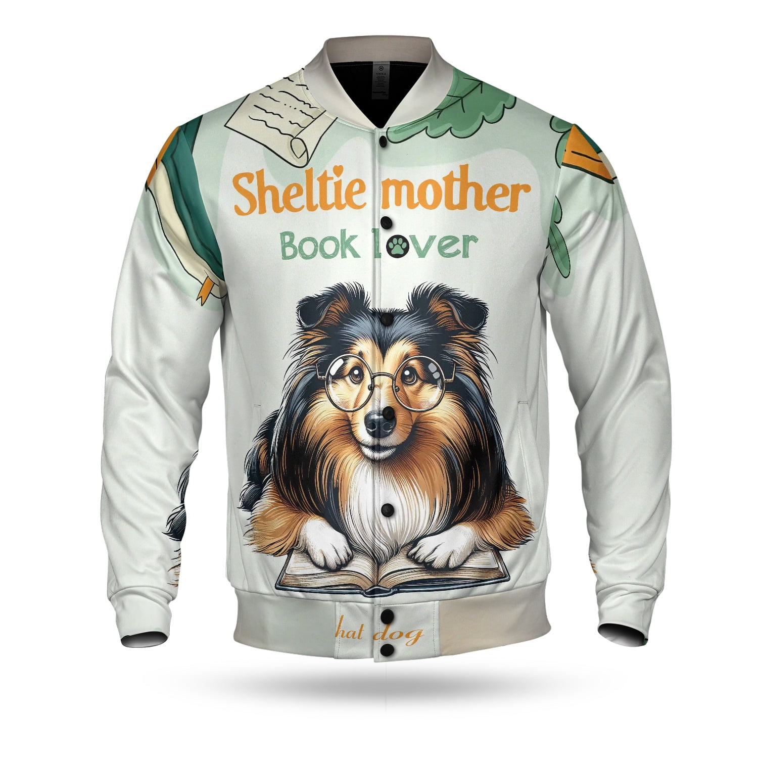 Shetland Sheepdog Sheltie Mother Book Lover Happy Mother's Day All Over ...