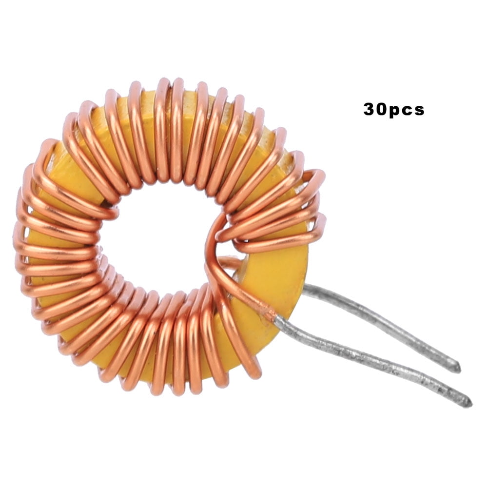 Shexton Inductor toroide, 30 Piezas de Alambre Inductor toroide Bobina ...