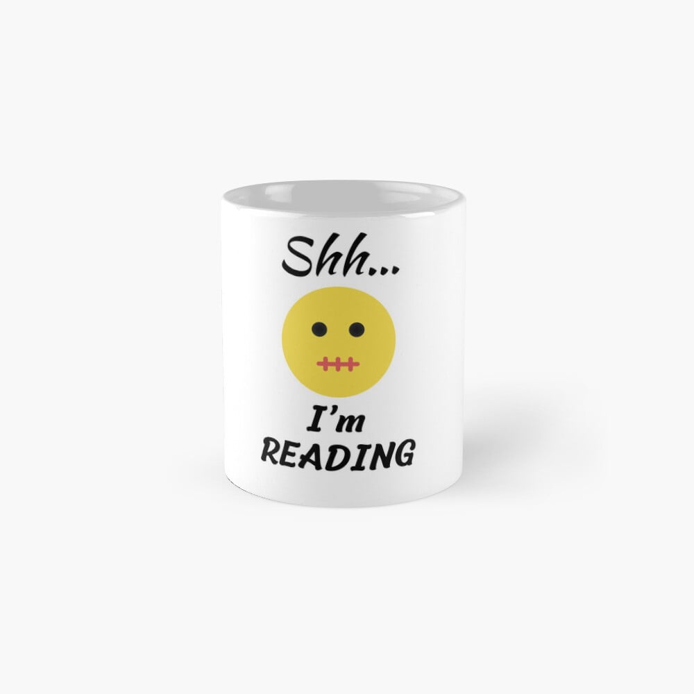 Shh I'm Reading, Book aesthetic Classic Mug - Walmart.com
