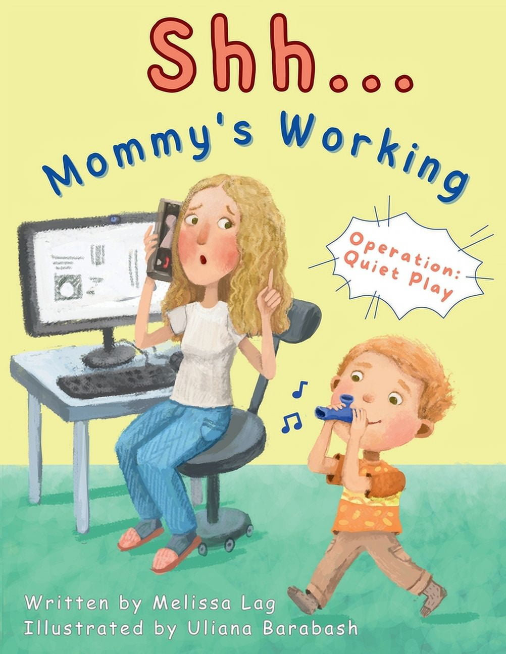 Shh... Mommy's Working: Operation: Quiet Play, (Paperback) - Walmart.com