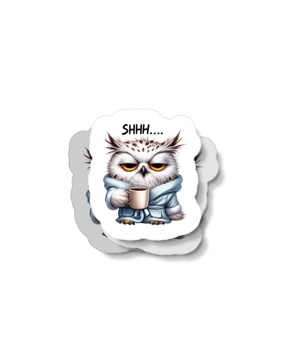 Shh Waterproof Sticker - Walmart.com