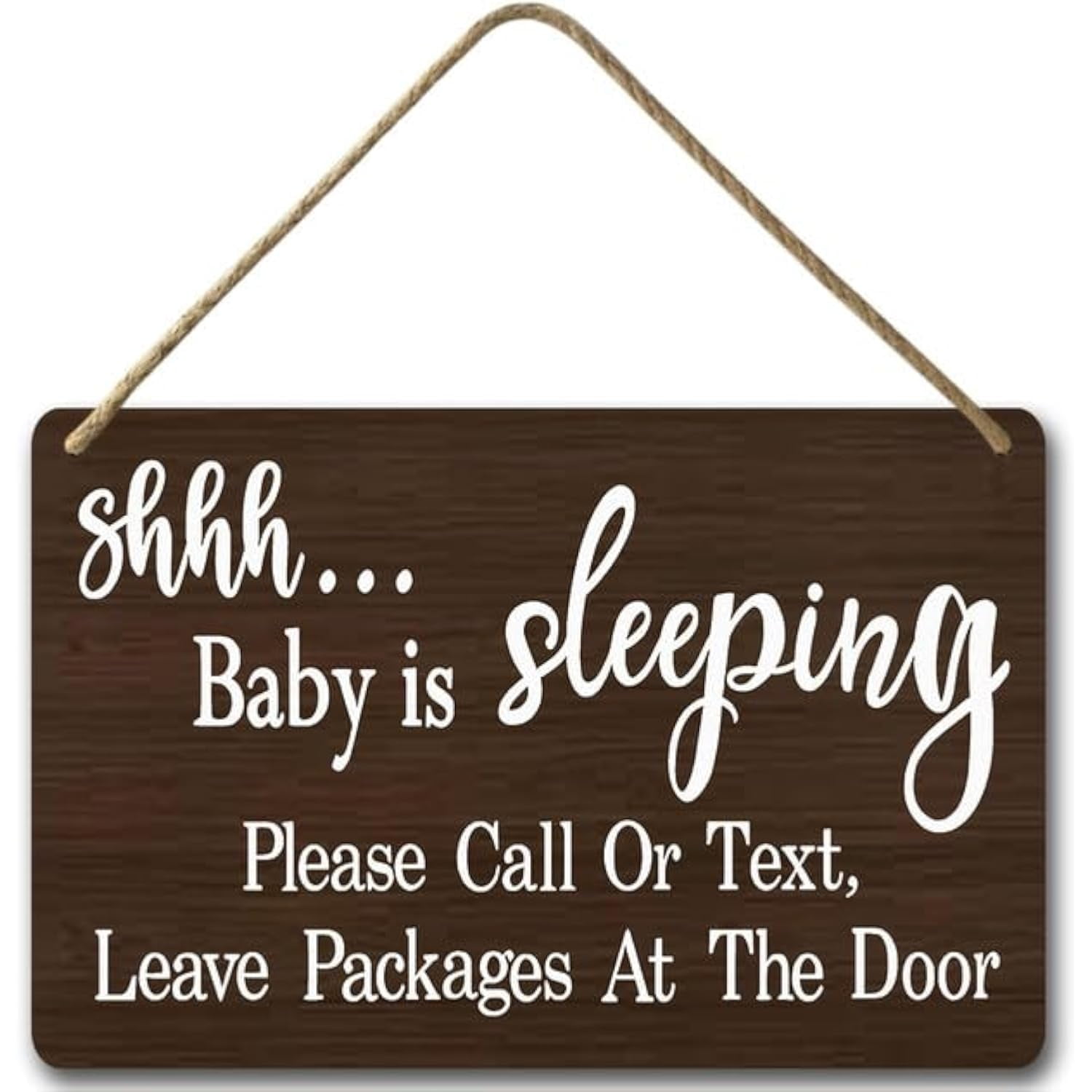 Shhh Baby Sleeping Sign