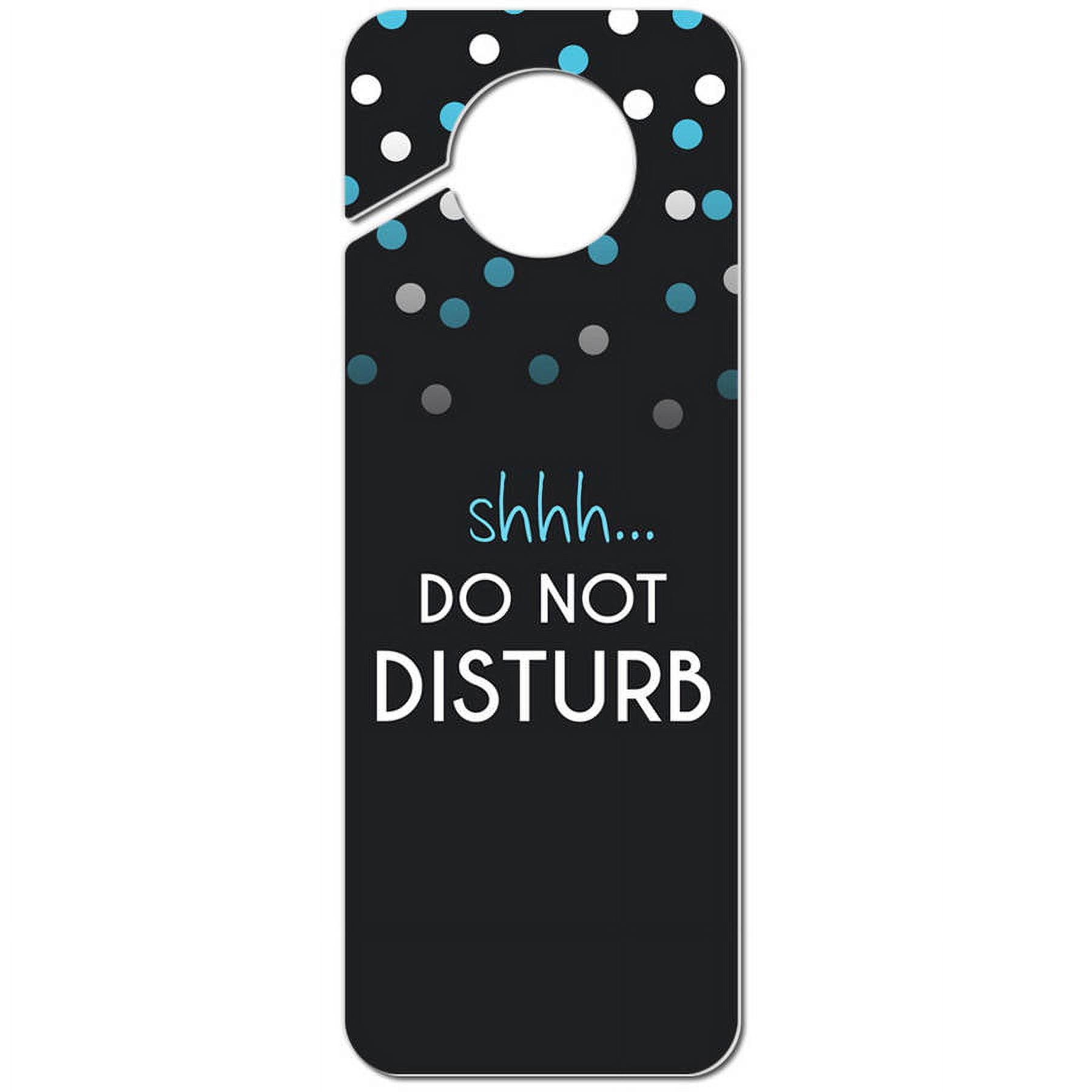 Shhh Do Not Disturb Plastic Door Knob Hanger Sign - Walmart.com
