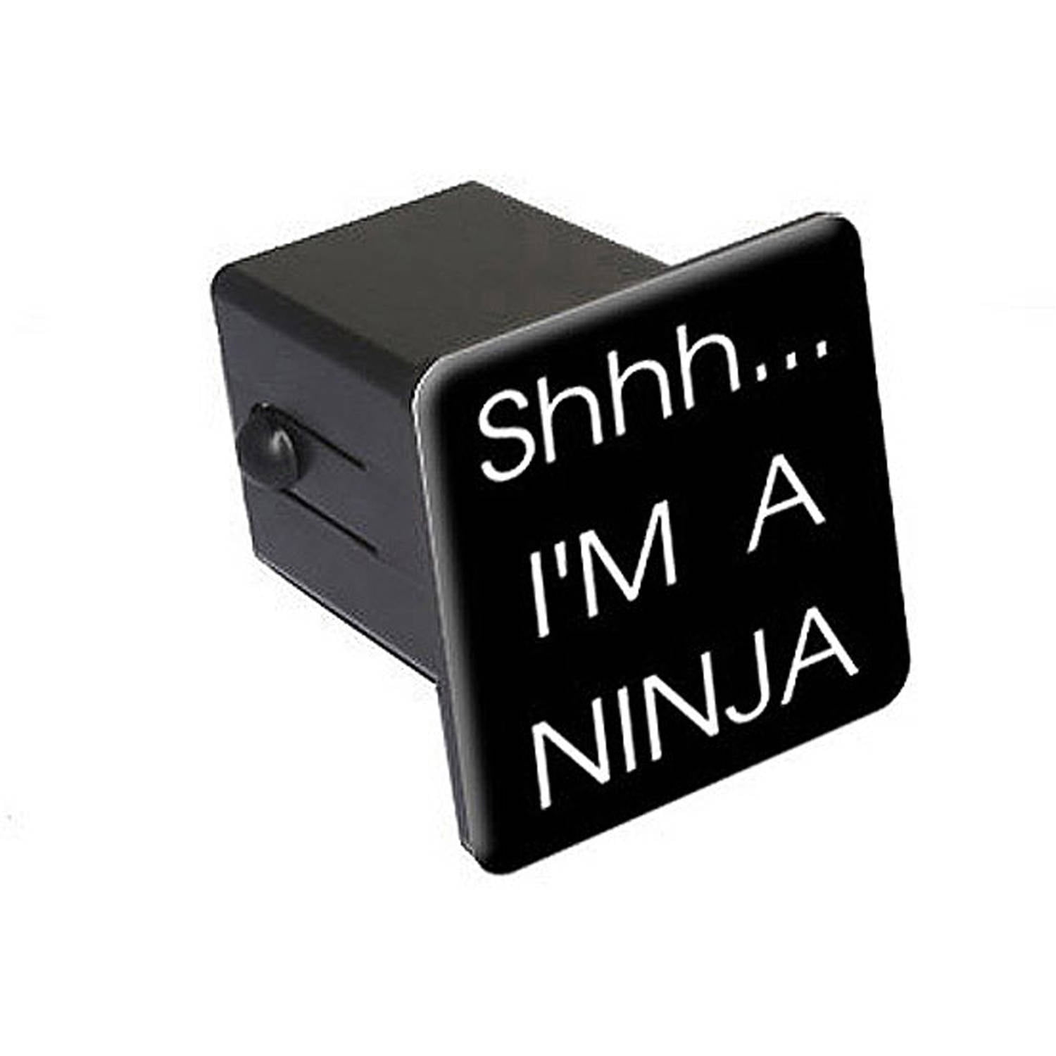 Shhh! I'm A Ninja 2" Tow Trailer Hitch Cover Plug Insert - Walmart.com