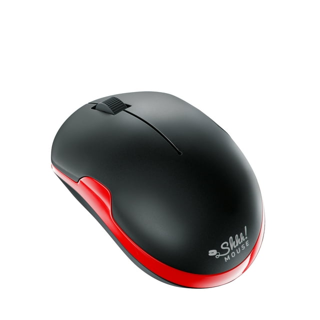 ShhhMouse Wireless Silent Noiseless Clickless Mobile Optical Mouse with ...