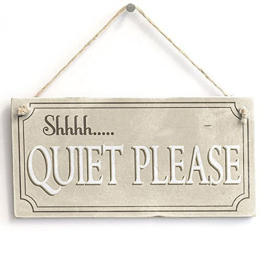 Quiet Please Sign Library