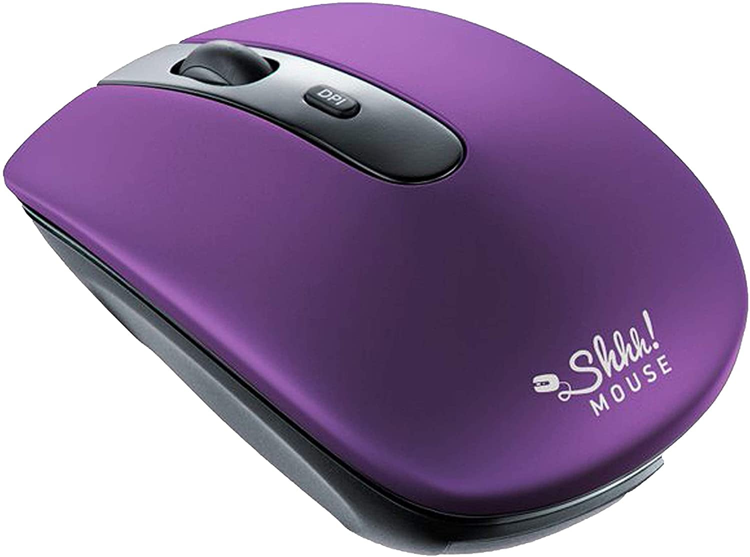 Shhhmouse Slim Cordless Wireless Bluetooth Mouse for Laptop and USB ...