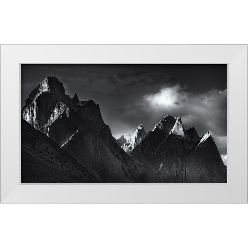 Shi, Fei 18x12 White Modern Wood Framed Museum Art Print Titled ...