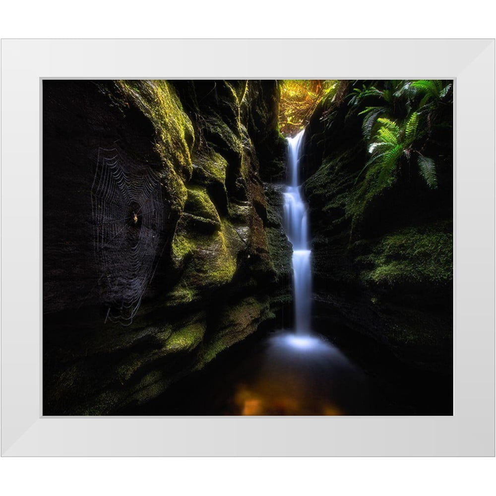 Shi, Fei 24x20 White Modern Wood Framed Museum Art Print Titled ...