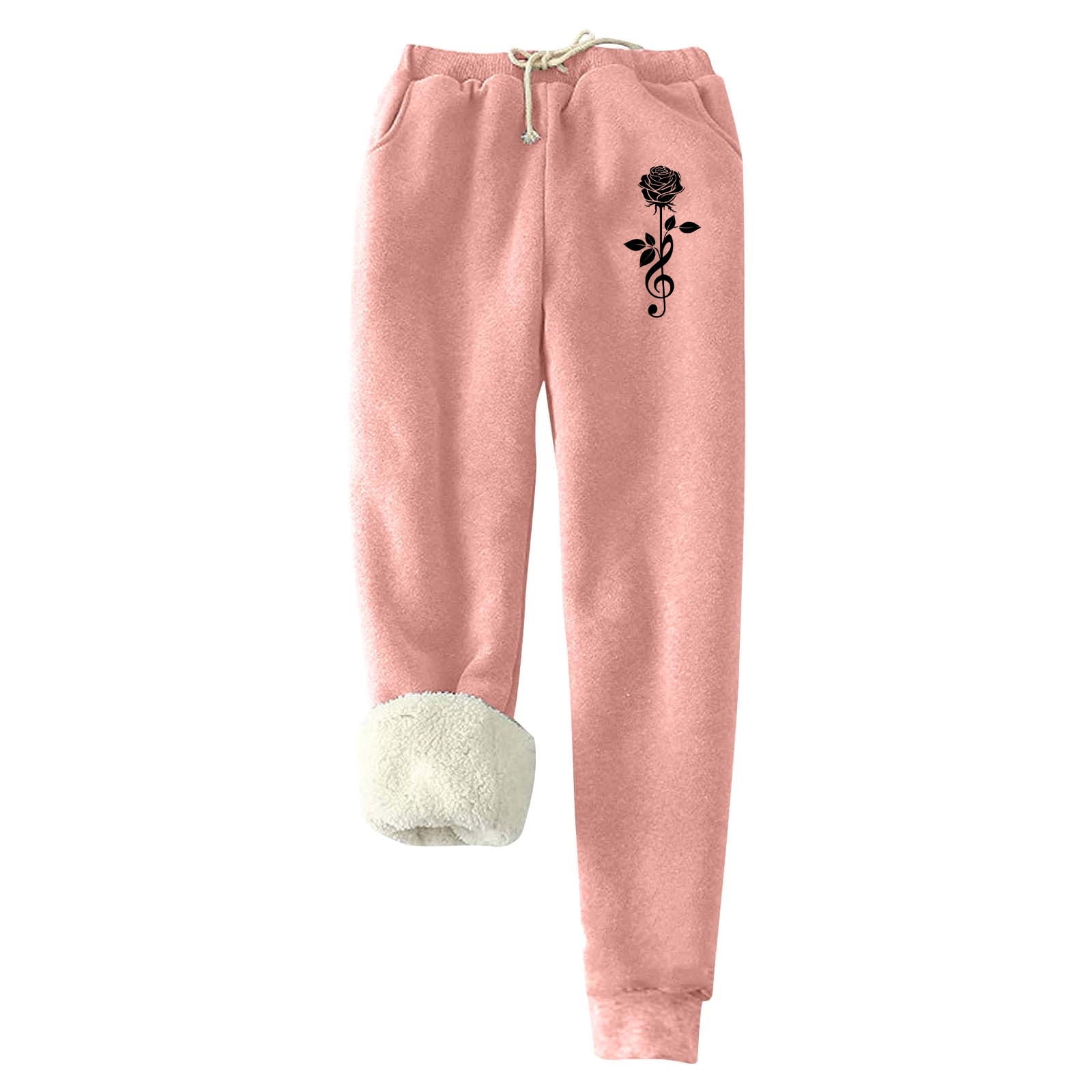 ShiShine Women's Winter Warm Joggers Pants Athletic Thick Workout ...