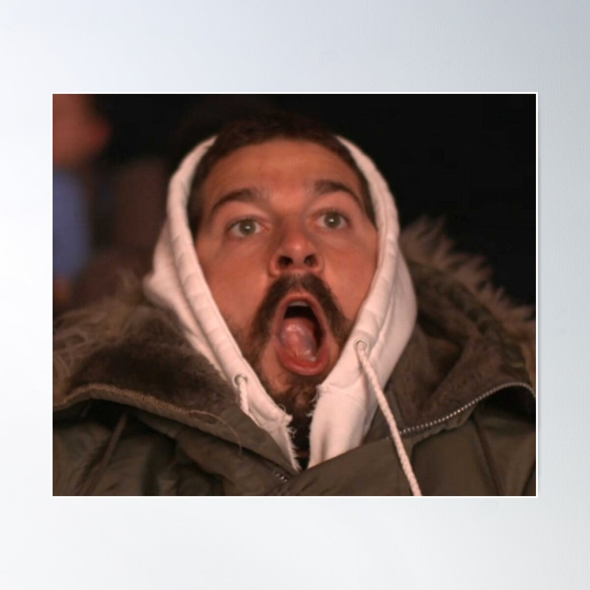 Shia Labeouf Poster Wall Art, Modern Wall Decor For Living Room Bedroom ...