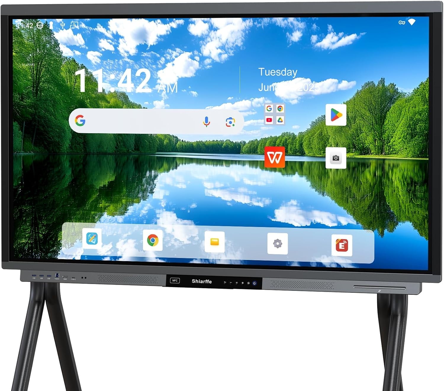 Shiarffe R9 Ultra Smart Board 55 Inch 16GB + 256GB EDLA-Certified ...