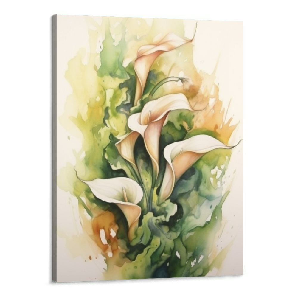 Calla Lily Watercolor Painting