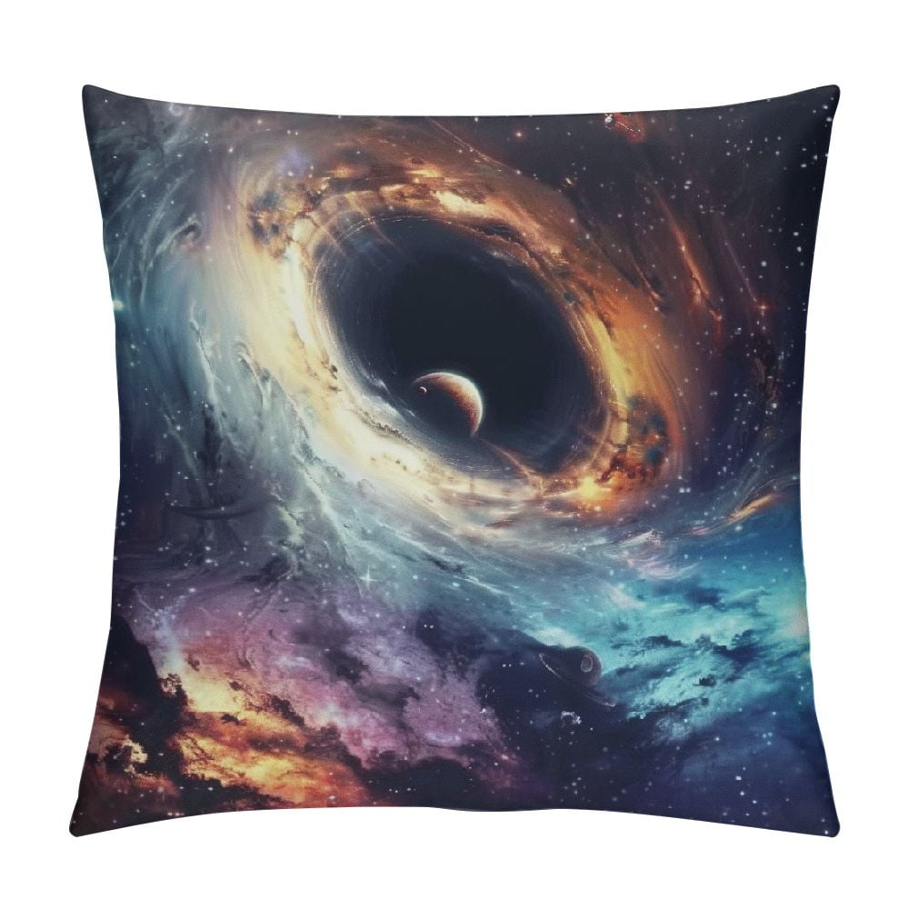 Shiartex Abstract Universe Print Decorative Throw Pillow Covers ...