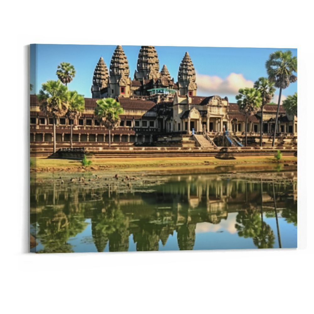 Shiartex Angkor Wat Wall Art Canvas Decor Poster Canvas Painting Wall ...