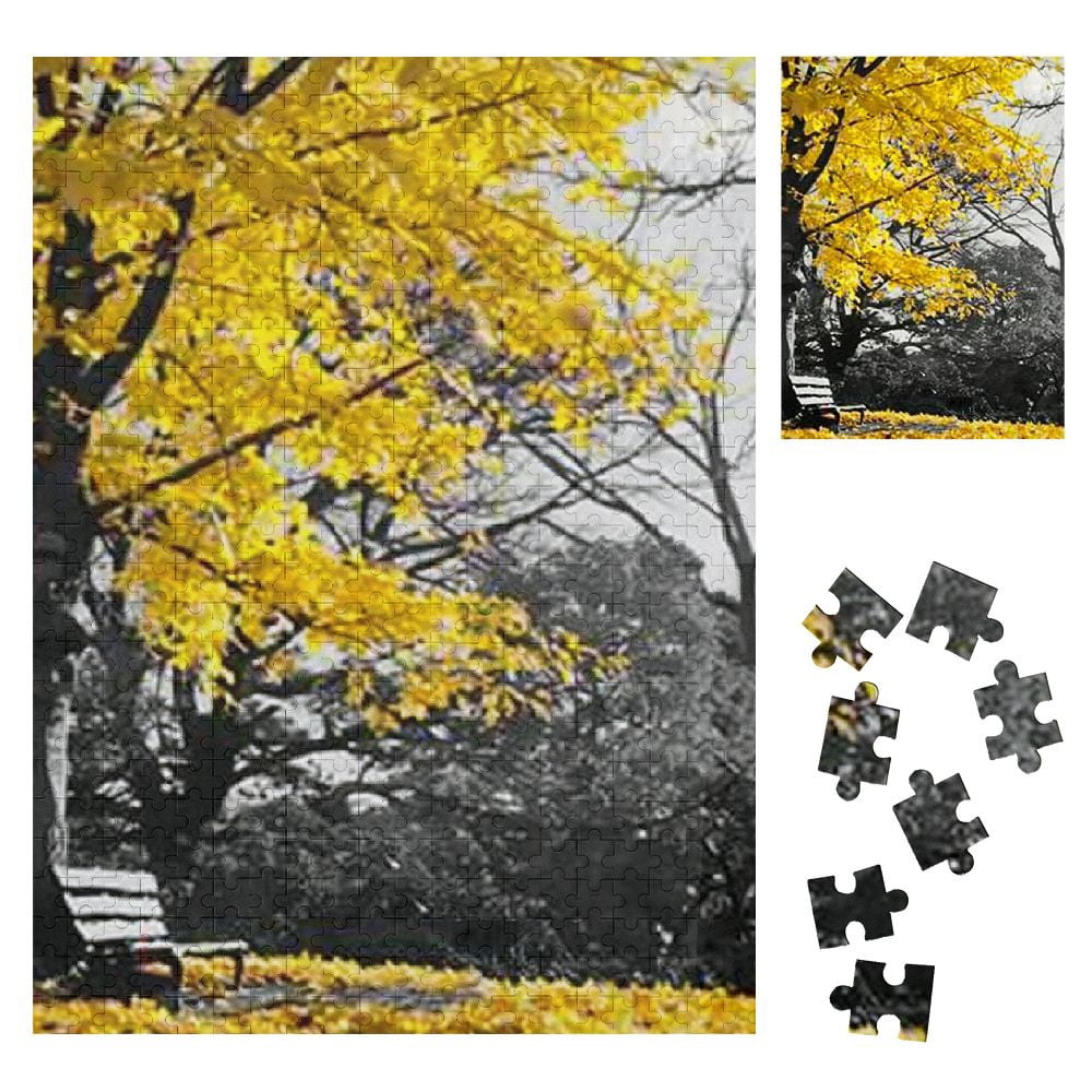 Shiartex Autumn Foliage Wooden Jigsaw Puzzle for Family and Friends ...
