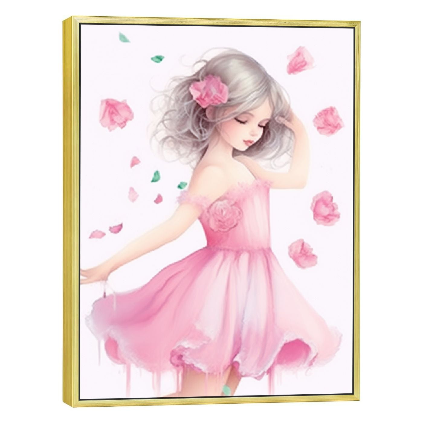 Shiartex Ballerina Motivational Wall Art Ballet Girls Room Decor Tiny ...