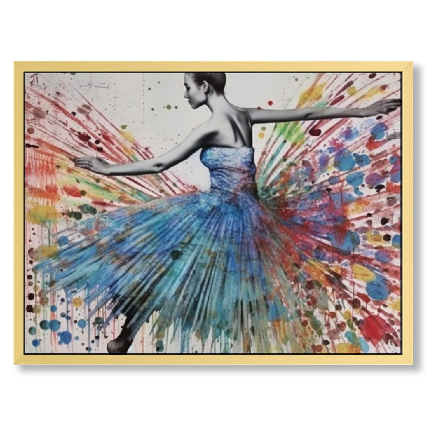 Shiartex Ballet Dancer Wall Art for Bedroom, Ballerina Canvas Wall ...