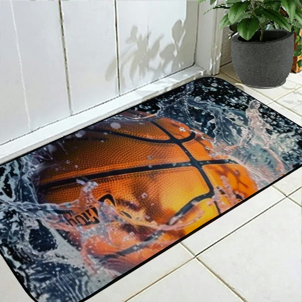 Shiartex Basketball Water Splashing Lightning Mats Doormat for Home ...