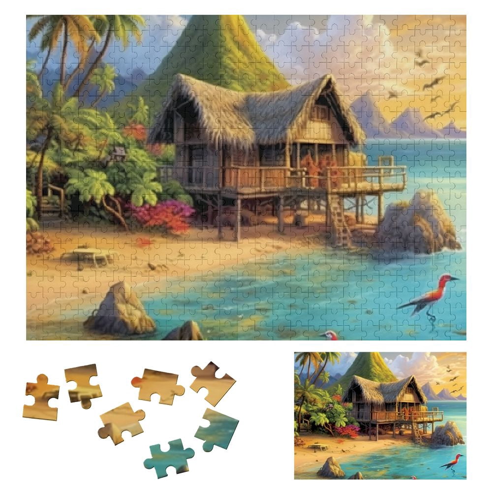 Shiartex Beach Ocean Puzzles for Adults Nature, Summer Hawaii Landscape ...