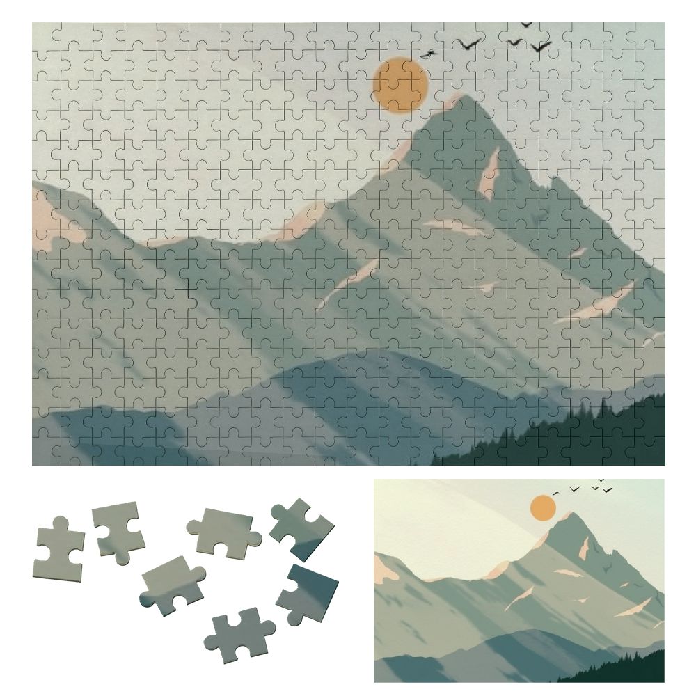 Shiartex Birds and Sun Wooden Jigsaw Puzzle for Adults and Kids ...
