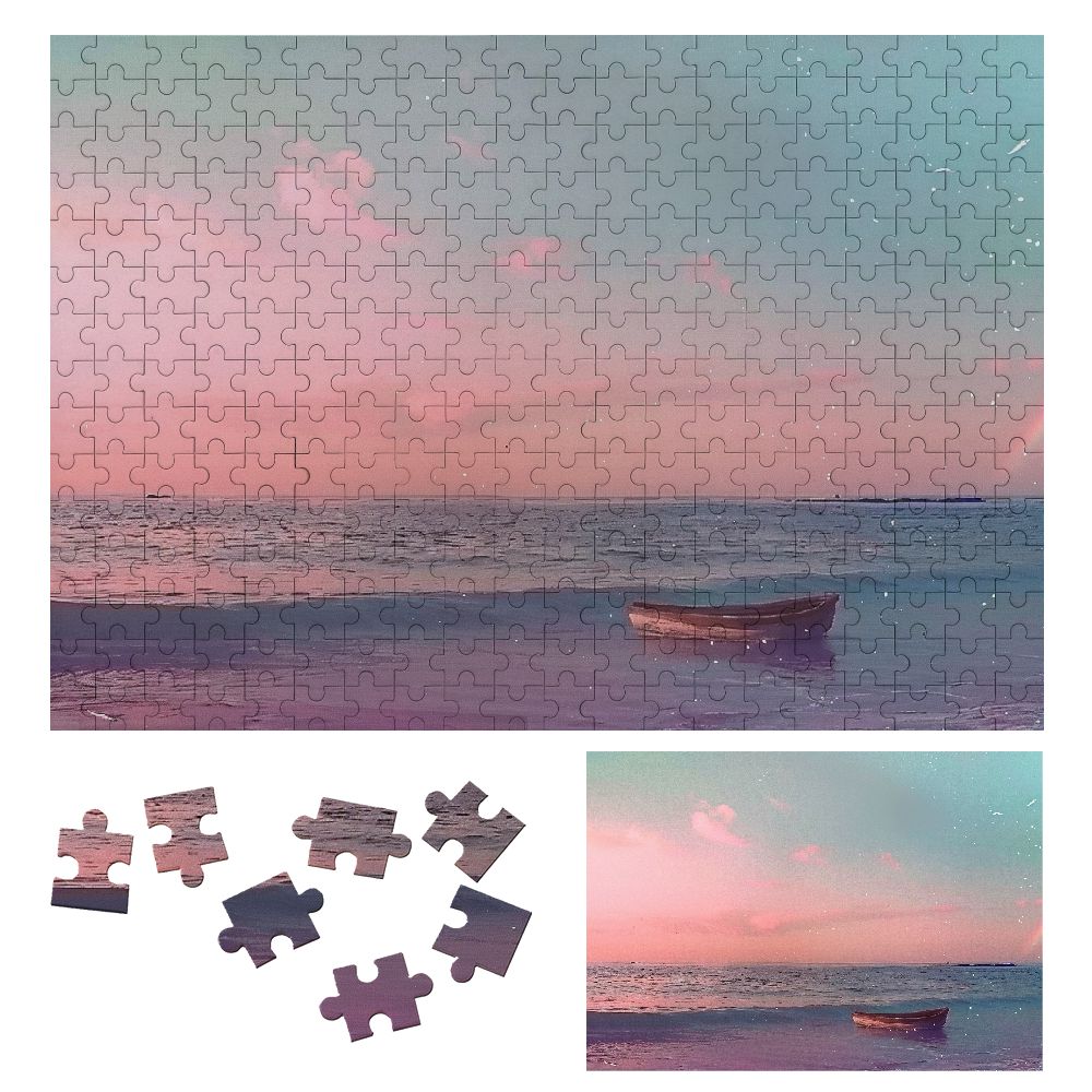 Shiartex Boat Ocean Sky Wooden Jigsaw Puzzle, Impossible Hard Challenge ...