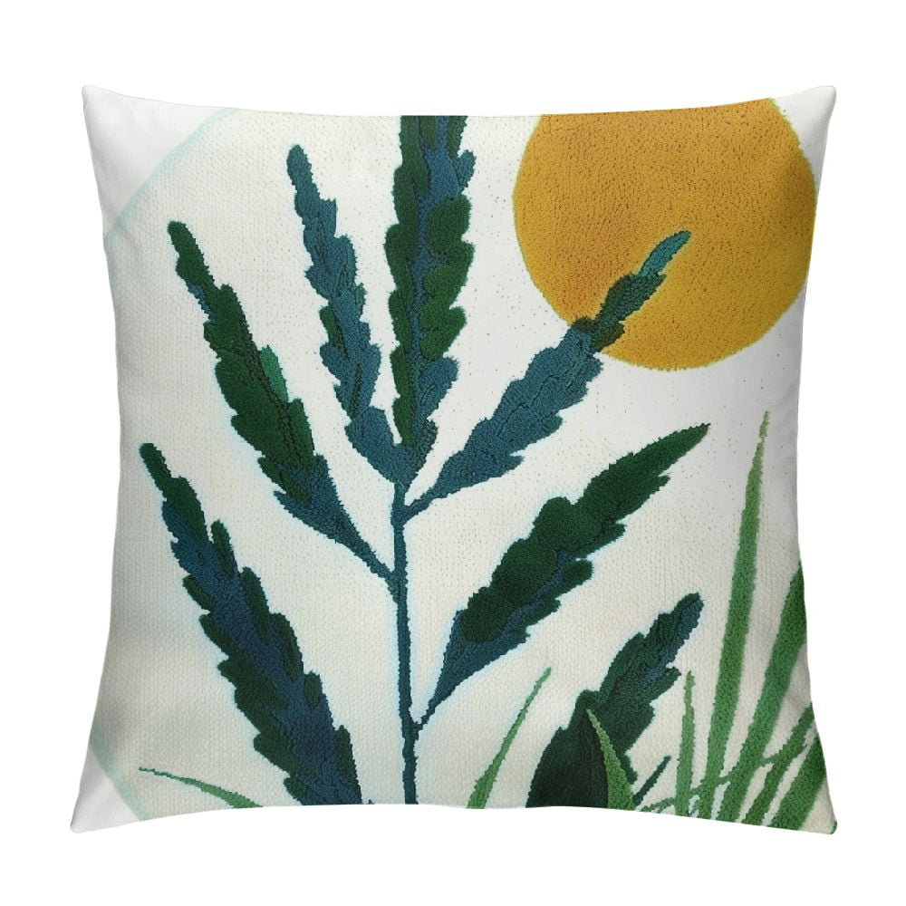 Shiartex Boho Abstract Pillow Covers 18x18, Soft Mid Century Aesthetic ...