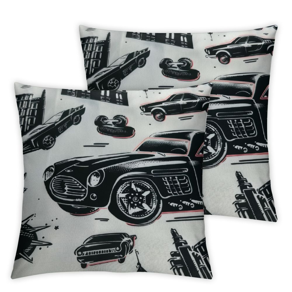 Shiartex Cinema Popcorn Pillow Cover Single Pack,Vintage Theater Old ...