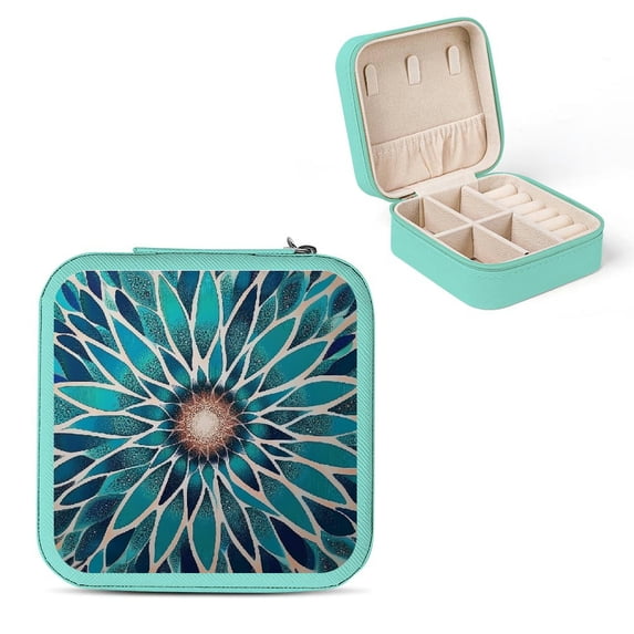 Shiartex Circular Design Digital Art Jewelry Box Necklace Earring Gift ...