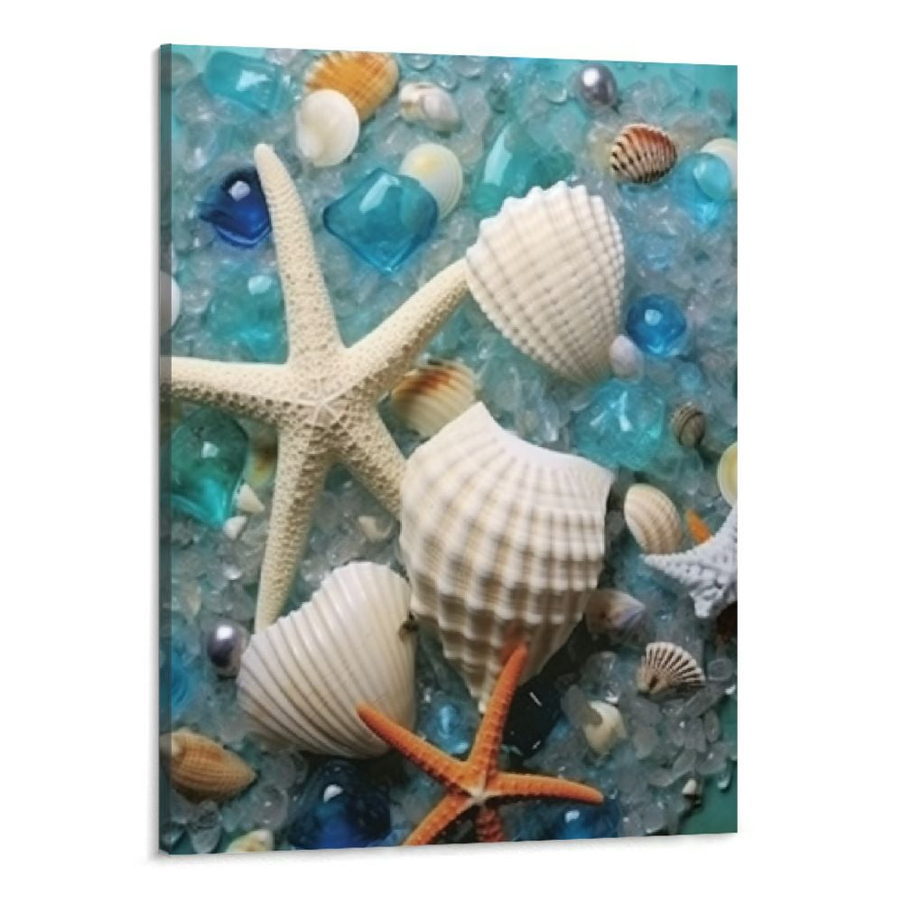 Shiartex Coastal Farmhouse Canvas Print Wall Decor Ideas Sea Artwork ...