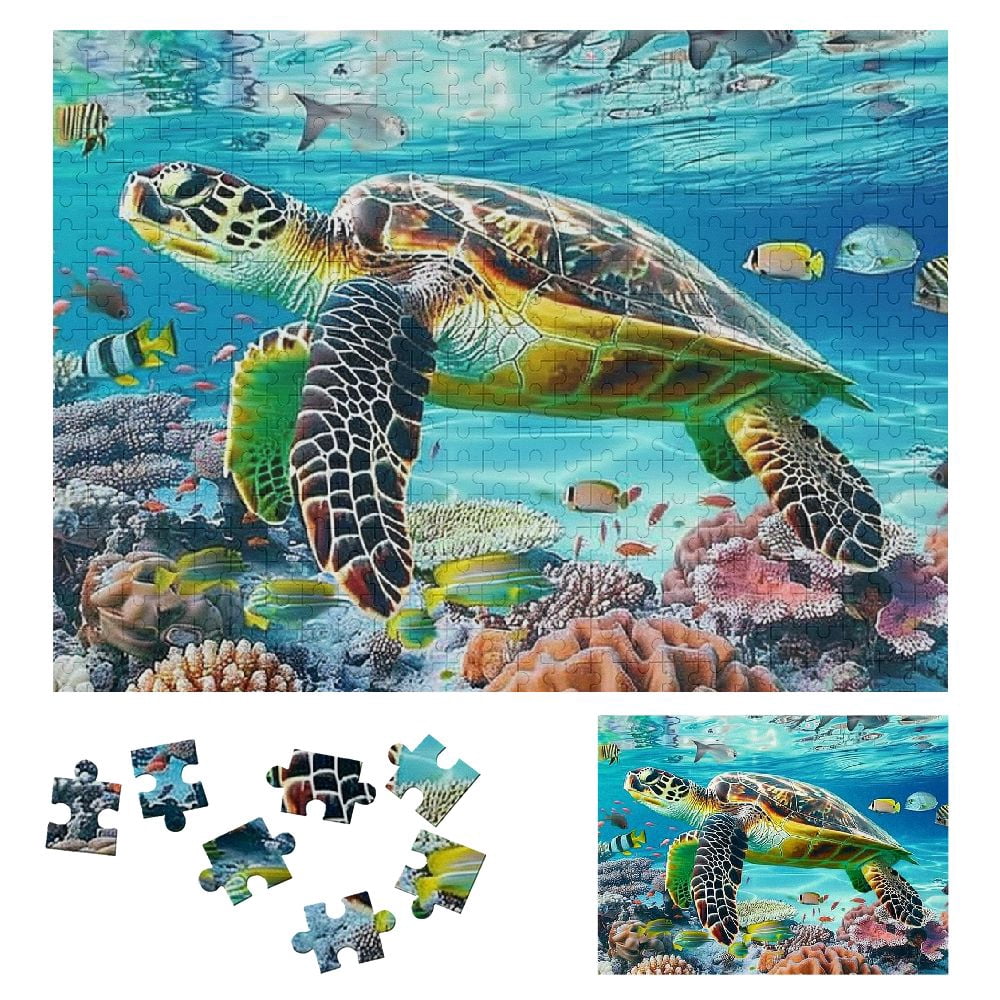 Shiartex Coral Reef Fish Wooden Jigsaw Puzzle for Adults and Kids ...