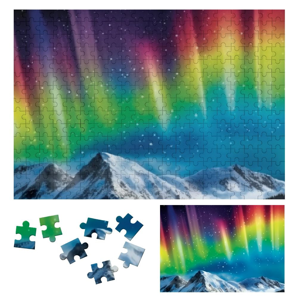 Shiartex Cosmic Lights Jigsaw Puzzle for Families and Adults, Outer ...