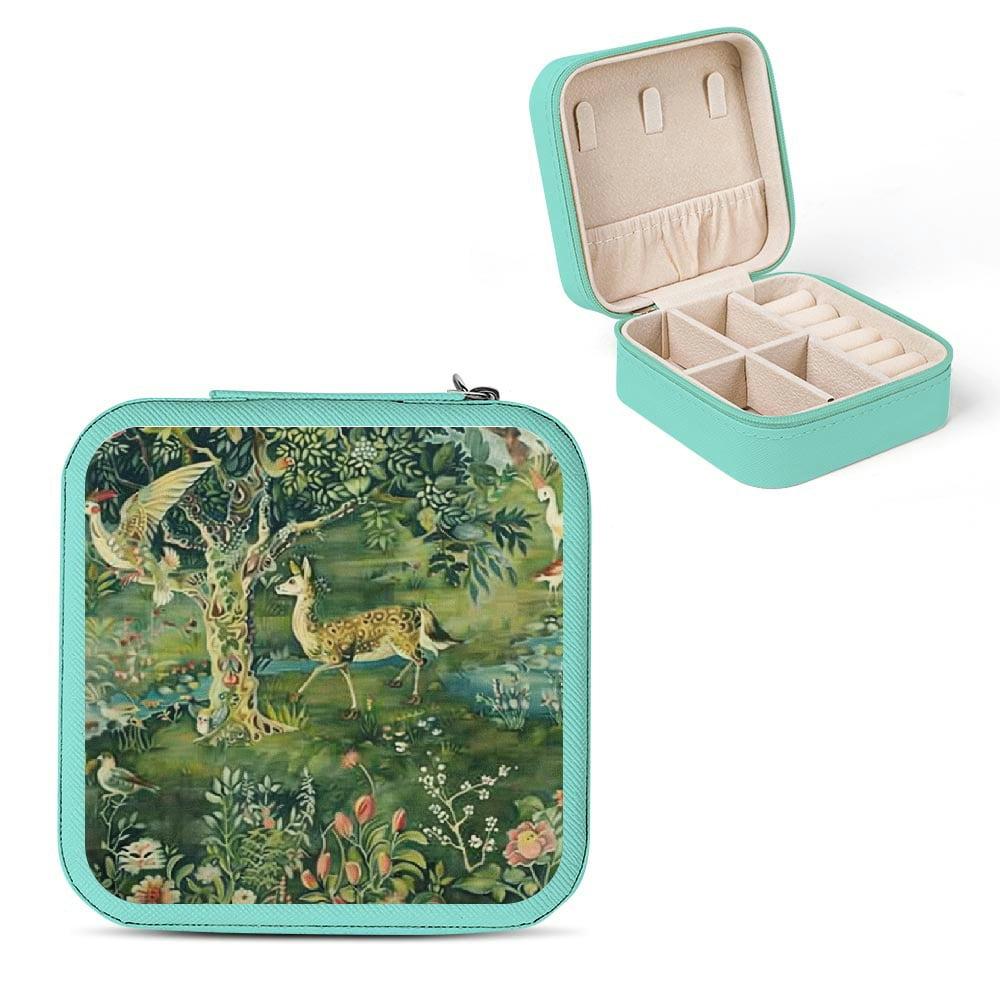 Shiartex Detailed Painting Animals Trees Jewelry Box for Necklace, Ring ...